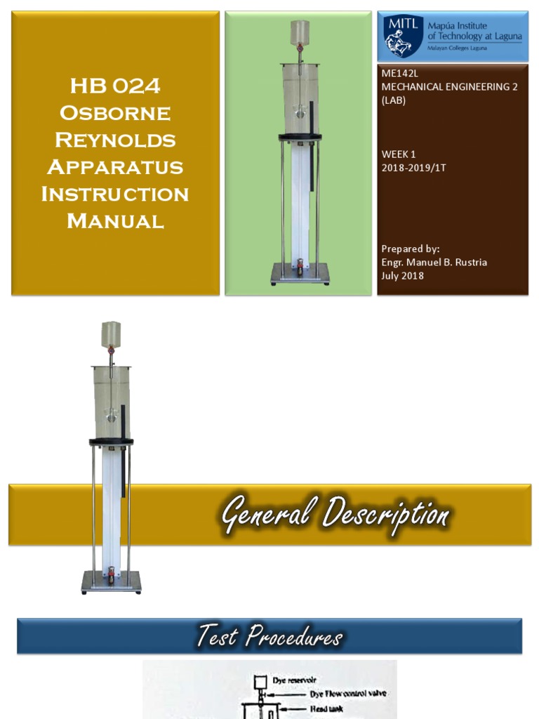 Wk1-Instruction Manual HB 024 Osborne Reynolds Apparatus (Autosaved ...