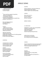 Nutri Jingle Script Tagalog | PDF
