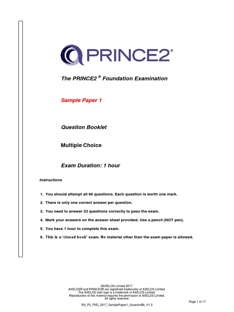 Prince2 Practice Questions | PDF | Project Management | Risk