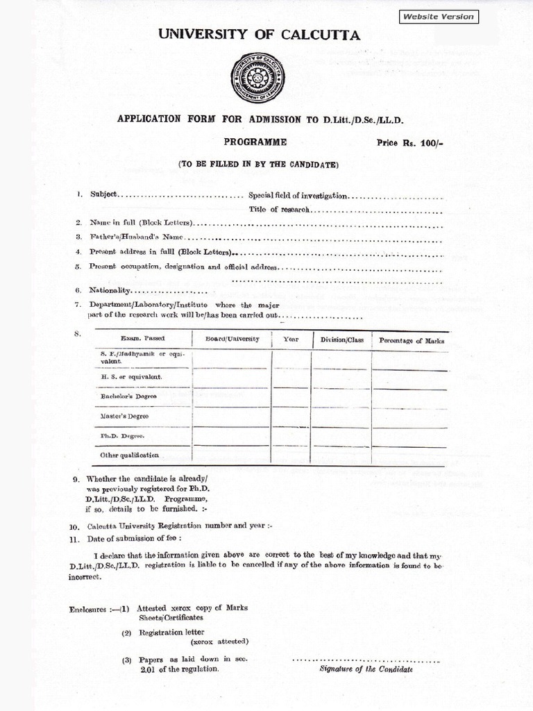 DSC Dlit LLD Form PDF | PDF