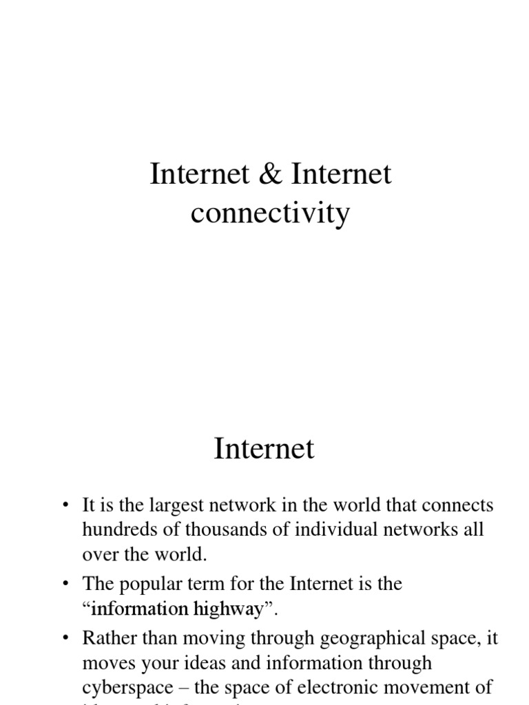 An In-Depth Exploration of Internet Connectivity Options: A Guide to ...