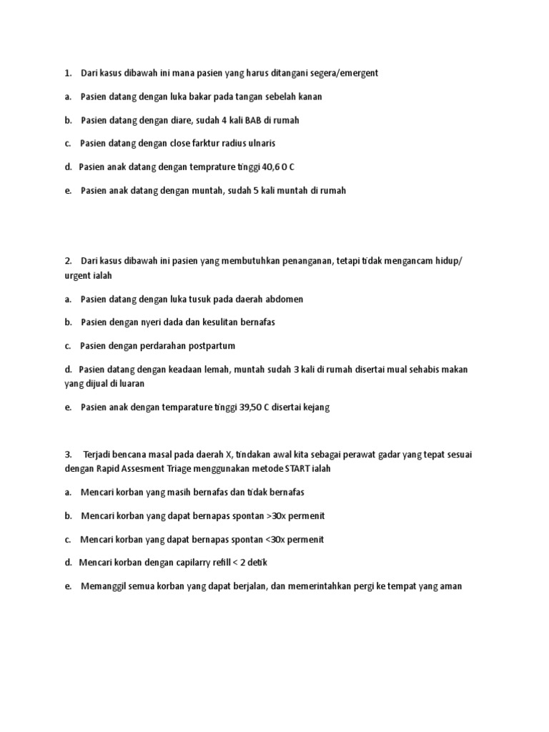 Soal Ukom Gadar | PDF