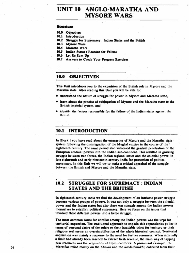 Anglo Mysore Wars | PDF