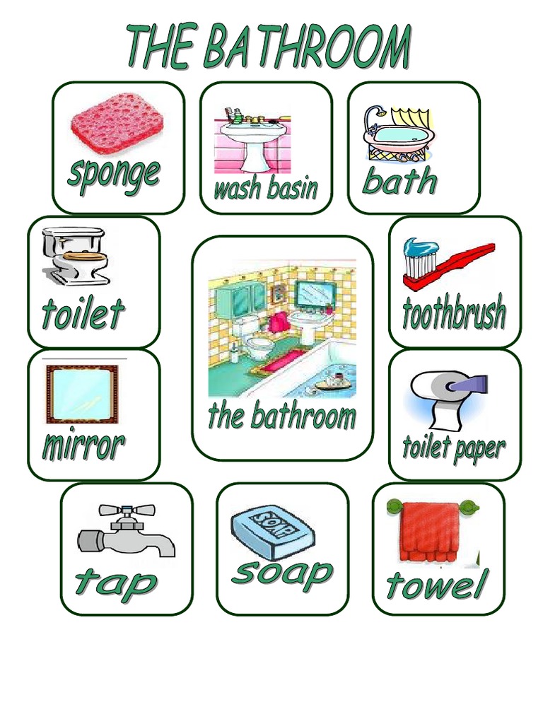 Bathroom Flashcards | PDF