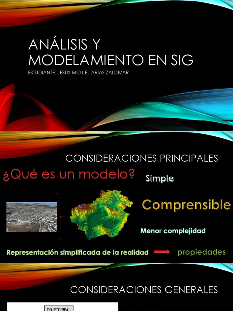 Modelamiento y Análisis en SIG | PDF