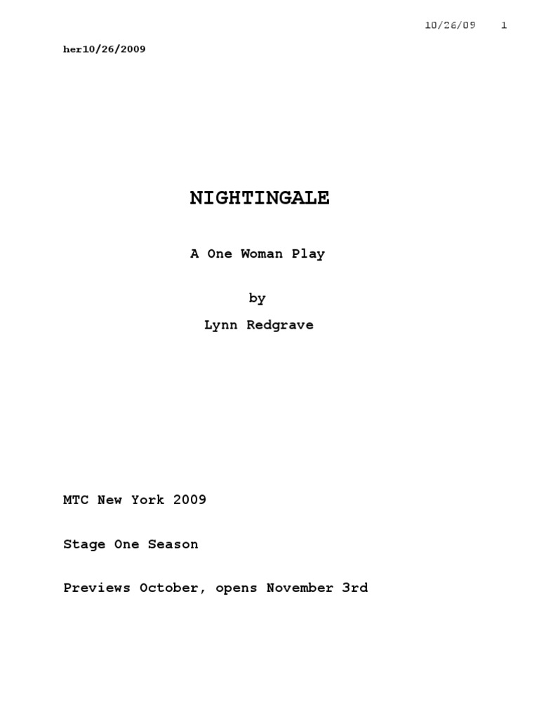 NightingaleMTC Final PDF | PDF | Clothing | Nature