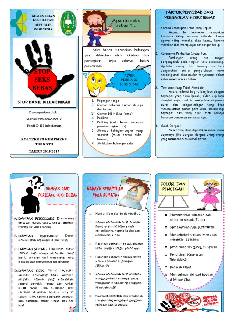 Leaflet Seks Bebas | PDF | Pengembangan Diri