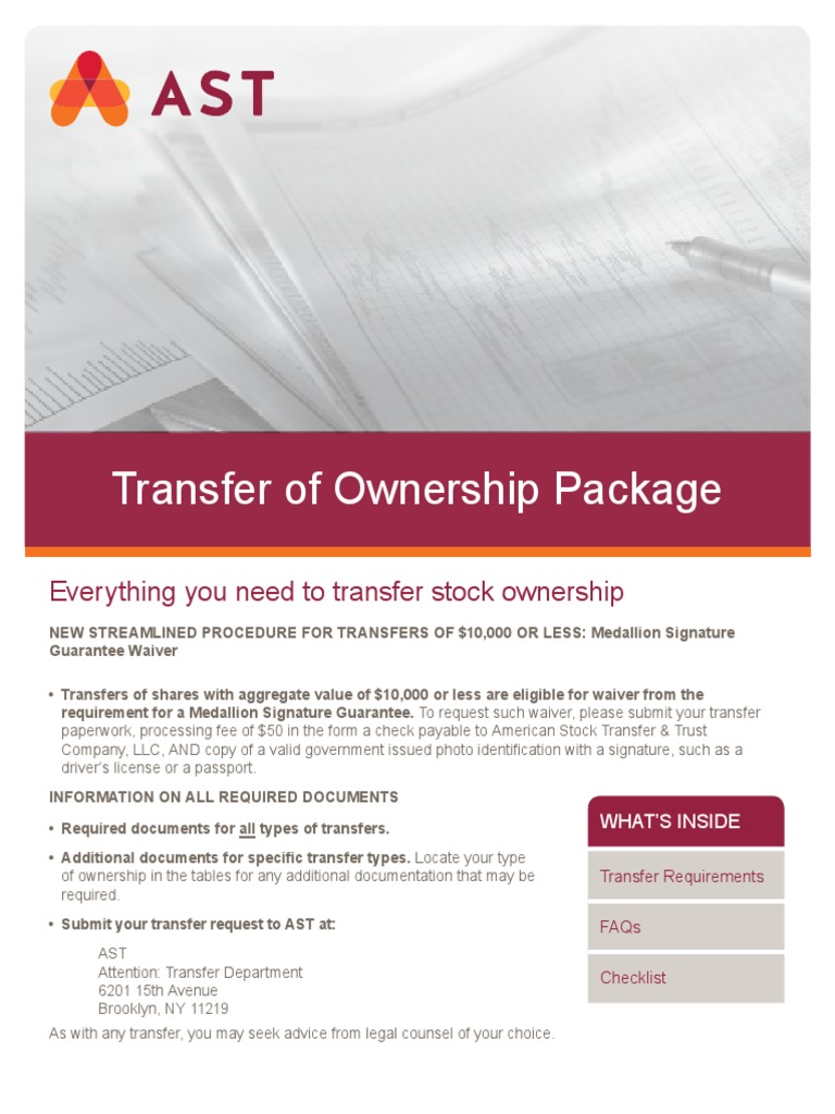 Stock Ownership Transfer Guide | PDF | Withholding Tax | Individual ...