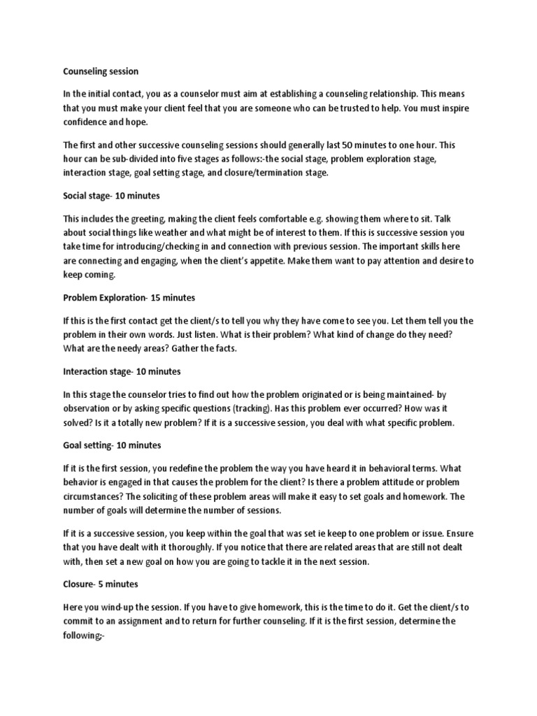 Counselling Notes Anger Hope