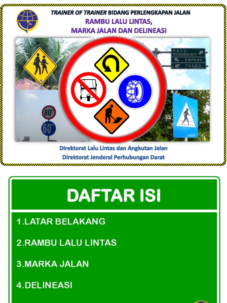 Paparan PM 13 TAHUN 2014 TTG Rambu Lalin | PDF
