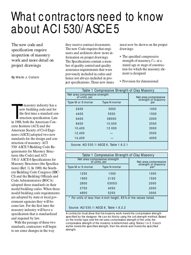 Masonry Construction Article PDF - What Contractors Need To Know About ...
