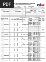 School Form 7 Sample | PDF | Teachers | Economies