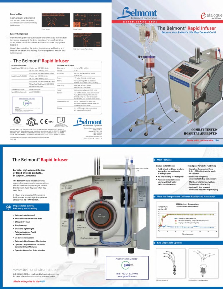 Brosur Belmont Rapid Infuser | PDF