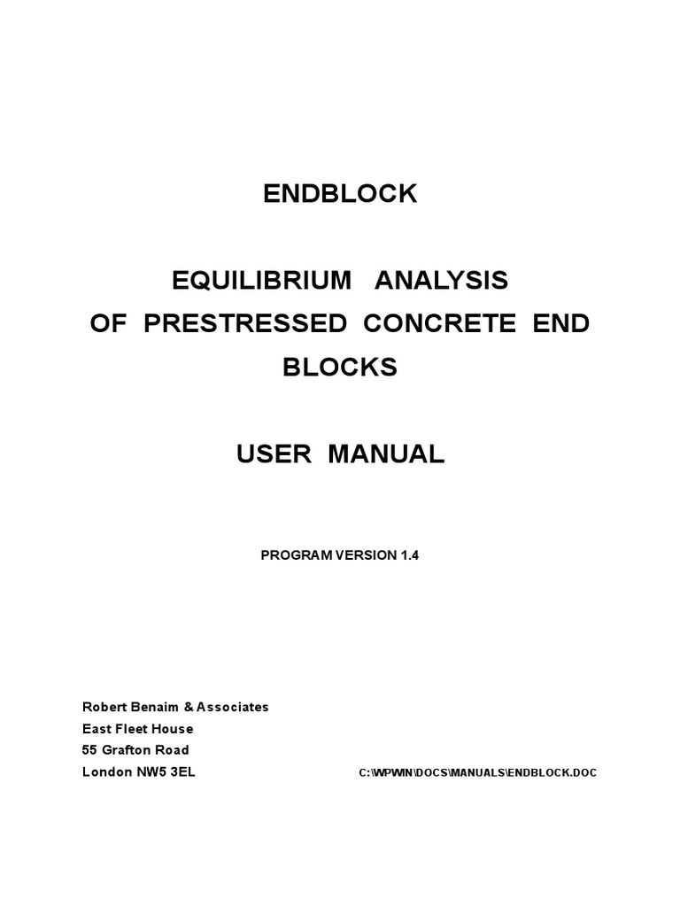 End Block | PDF | Bending | Prestressed Concrete