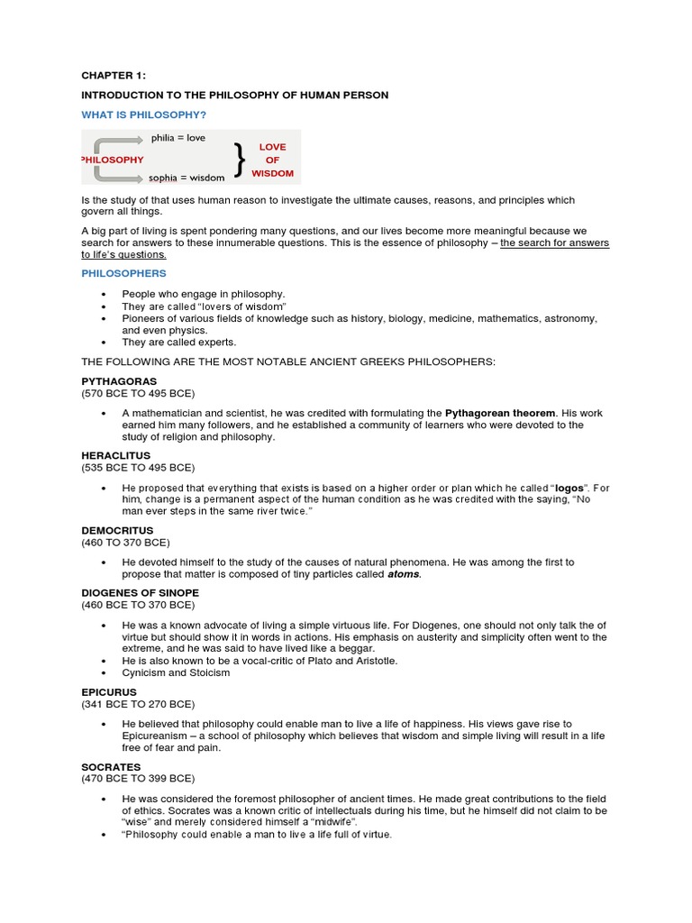Chapter 1 Philosophy Download Free Pdf Reason Socrates