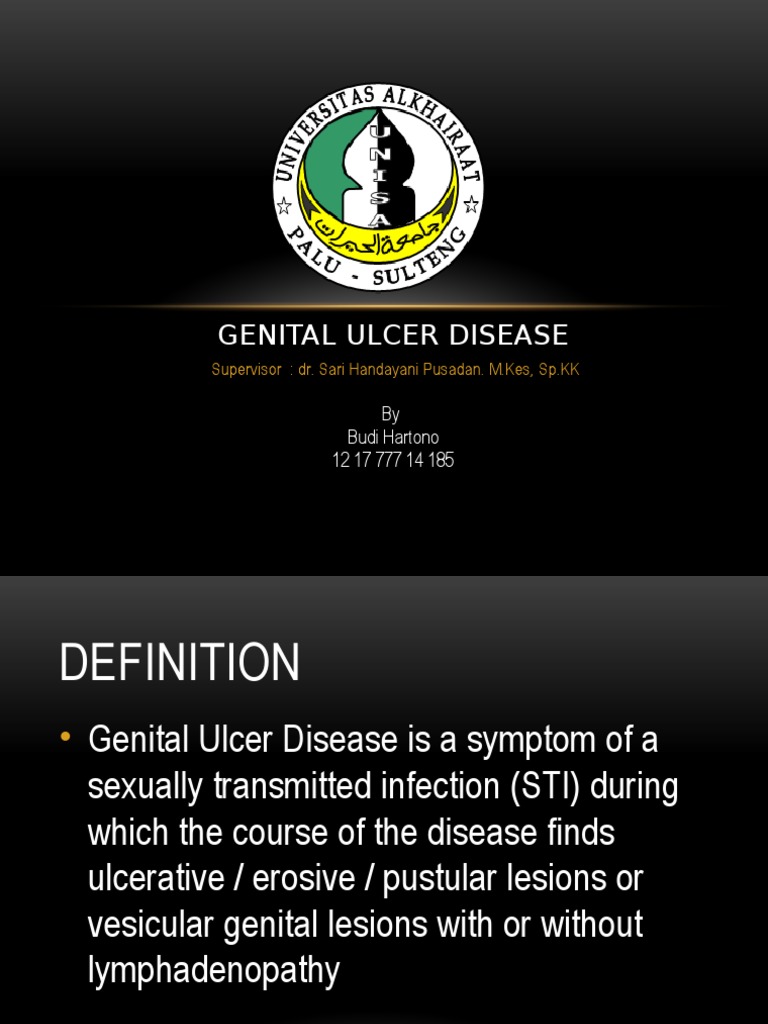 Genital Ulcer Disease | PDF | Medicine | Medical Specialties