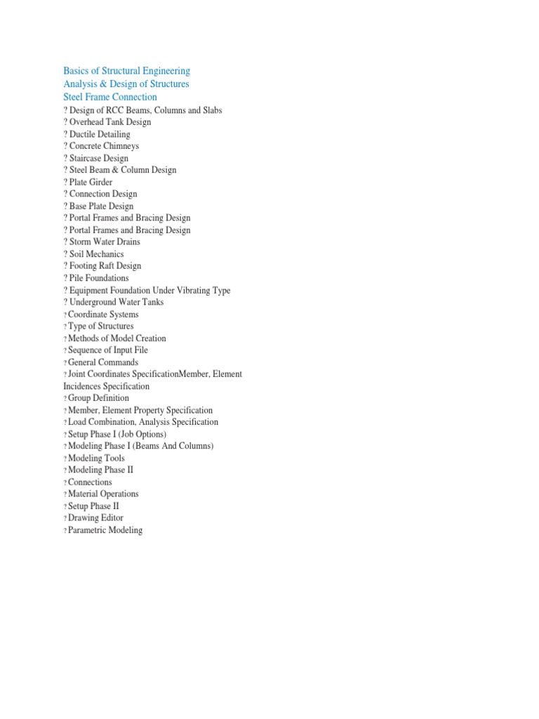 Basics of Structural Engineering Analysis & Design of Structures Steel ...