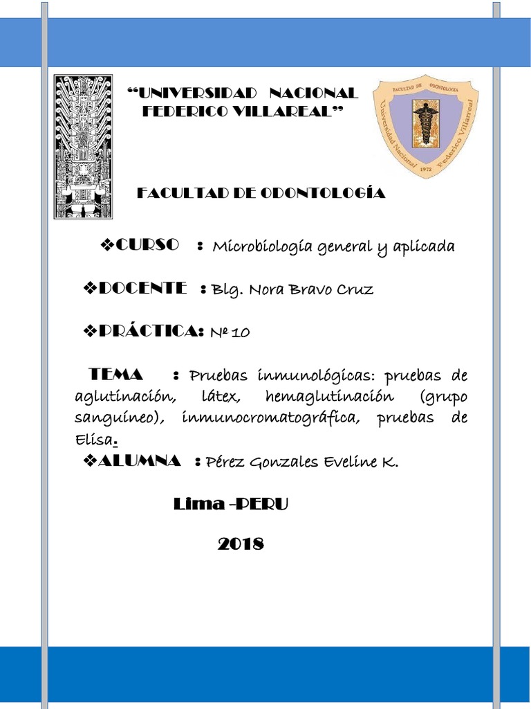 Micro Practica 10 | PDF | Elisa | Anticuerpo