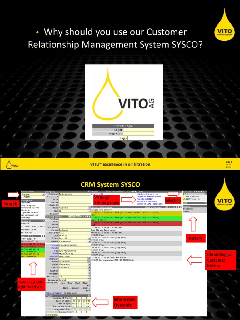 SYSCO Presentation en | PDF | Information Technology | Computing