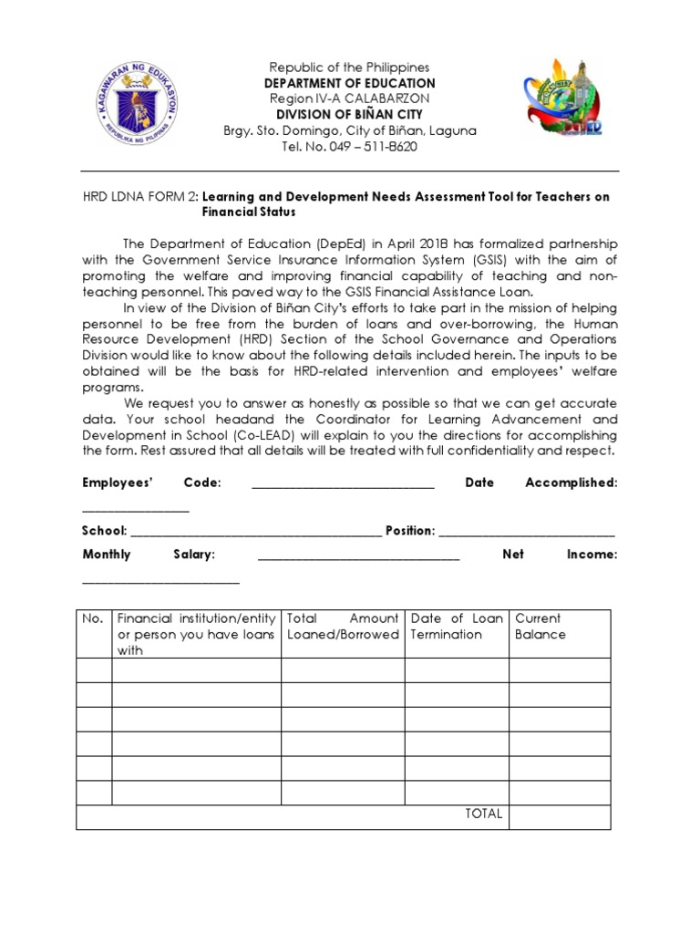 LDNA Tool Financial | PDF | Loans | Economies