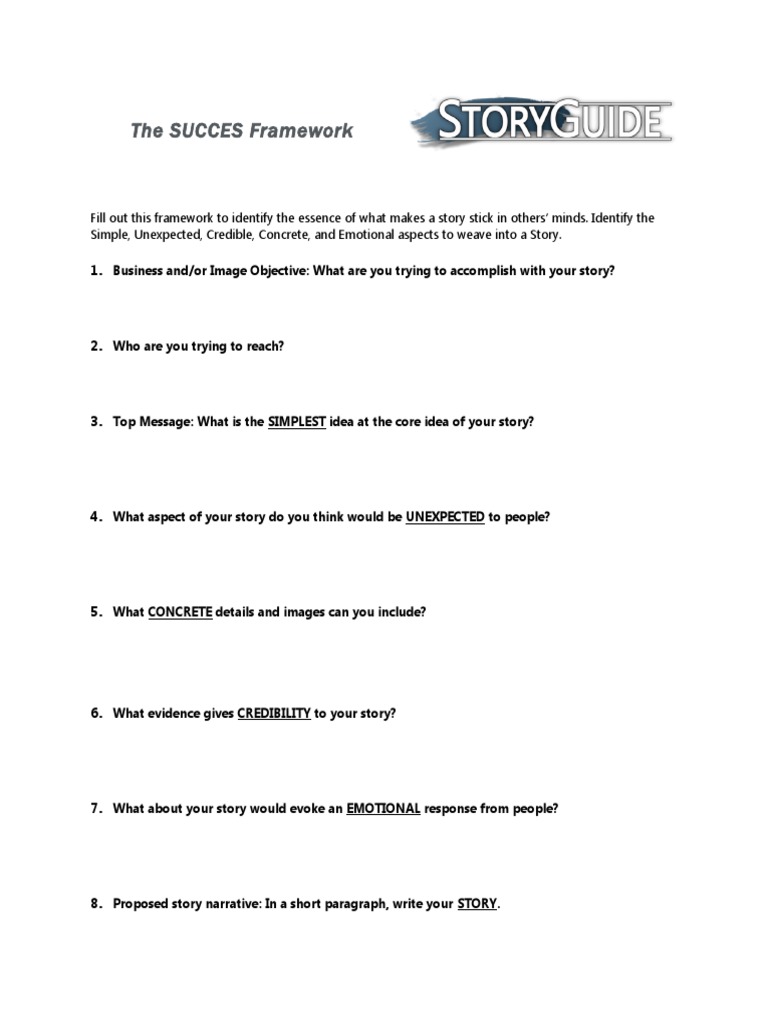 Success Framework | PDF