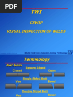 Welding Defect TWI CSWIP | PDF | Welding | Construction