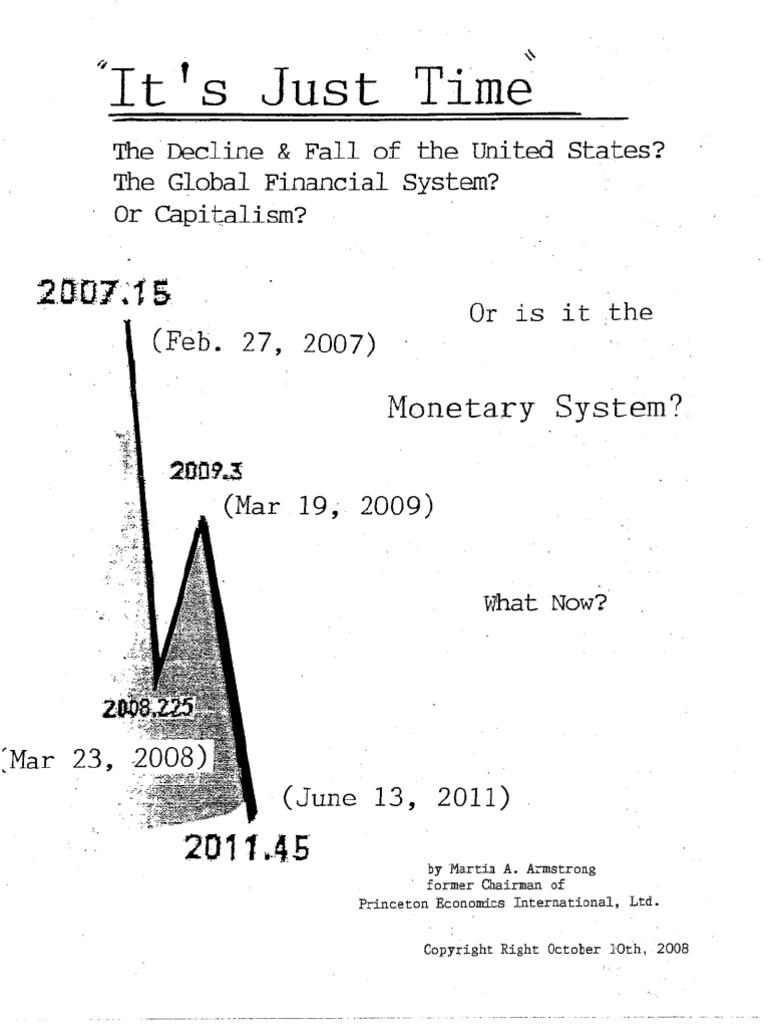 Its Just Time Martin Armstrong | PDF | Money Supply | John Maynard Keynes