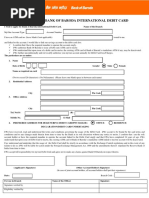 Specimen Signature Card for BOB Accounts | PDF