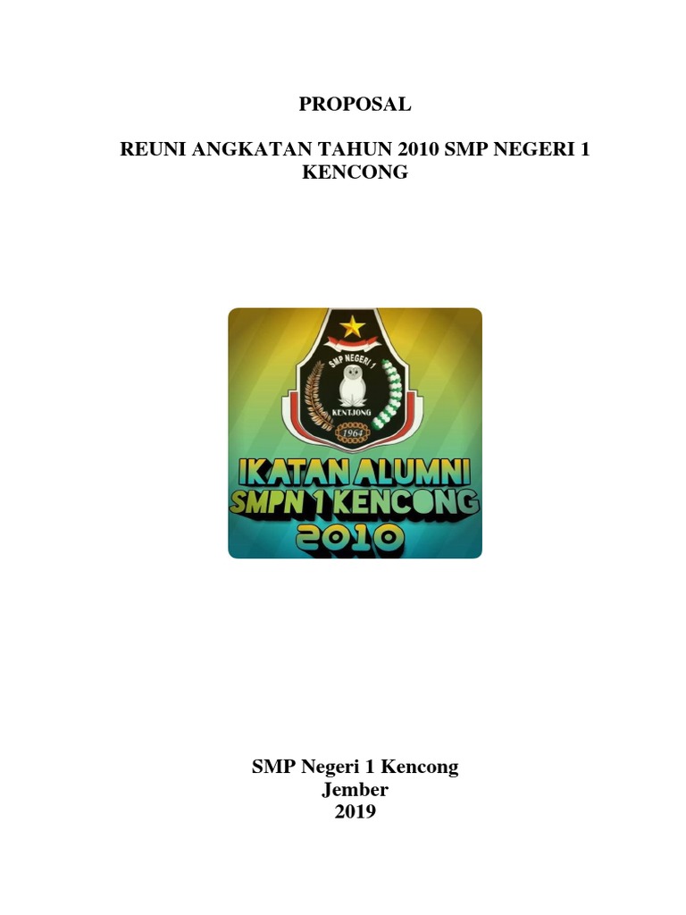 Reuni SMPN 1 Kencong 2010 | PDF