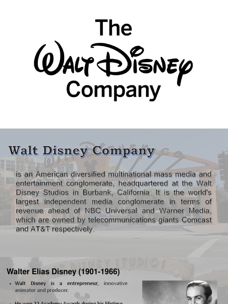 Walt Disney 1 | PDF | Walt Disney | Corporate Social Responsibility