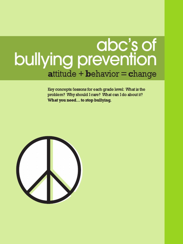 ABC Bullying Book With Cover | PDF | Bullying | Cyberbullying