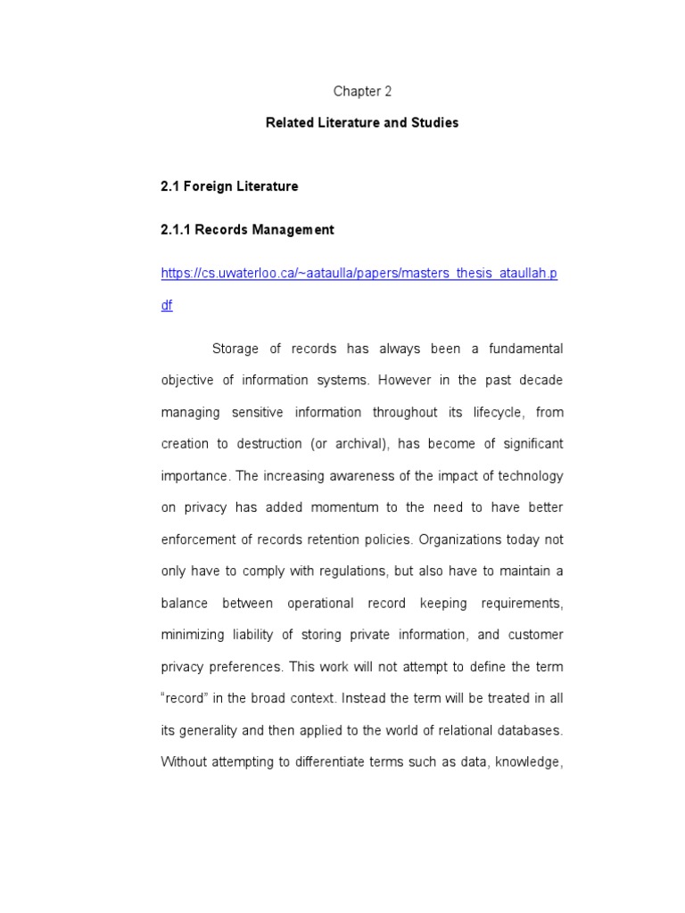 Chapter 2 Related Literature and Studies | PDF | Computer Security | Security