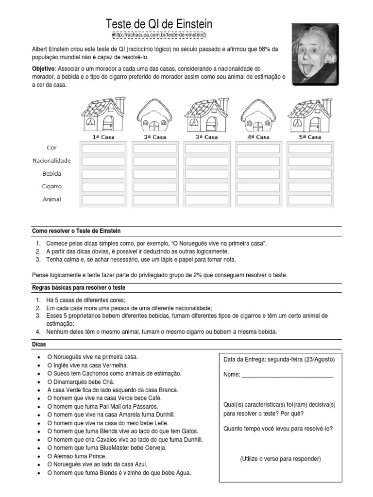 Teste de Einstein | PDF