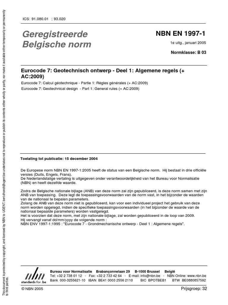 Eurocode 7 PDF | Download Free PDF | Brussels | Engineering