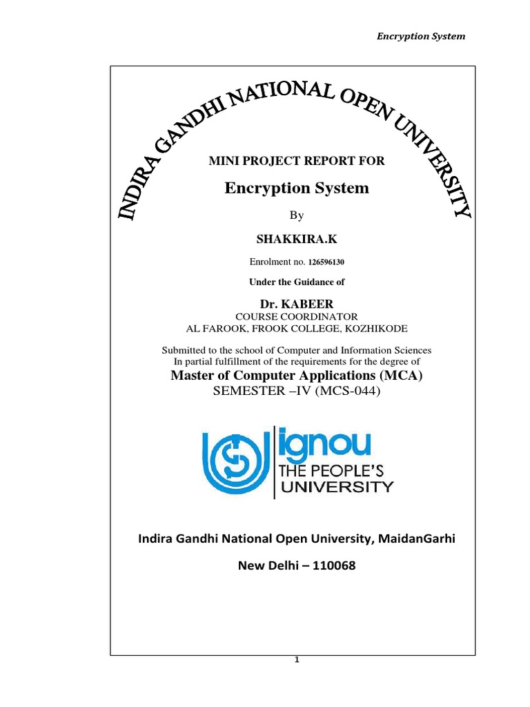 Project Report For Advanced Encryption System Complted | PDF | Java (Programming Language ...
