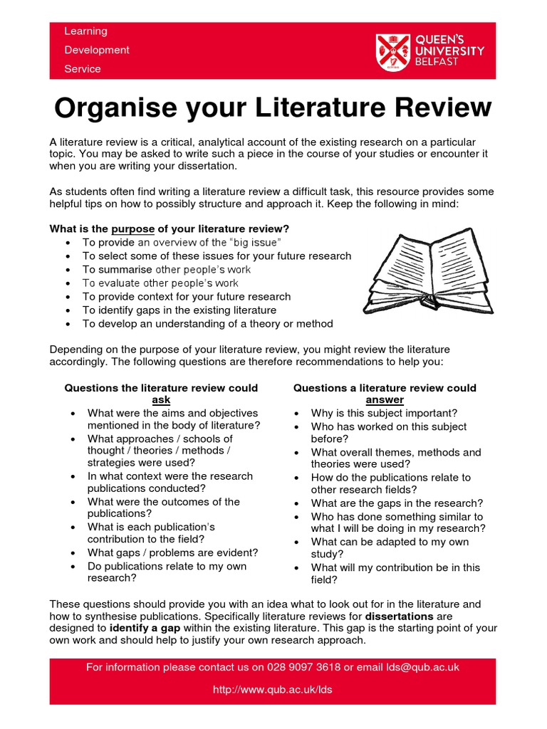Organise Your Literature Review | PDF | Literature Review | Cognition
