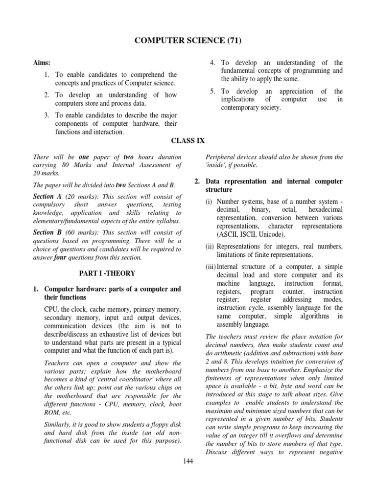 Puter Science PDF | PDF | Matrix (Mathematics) | Subroutine