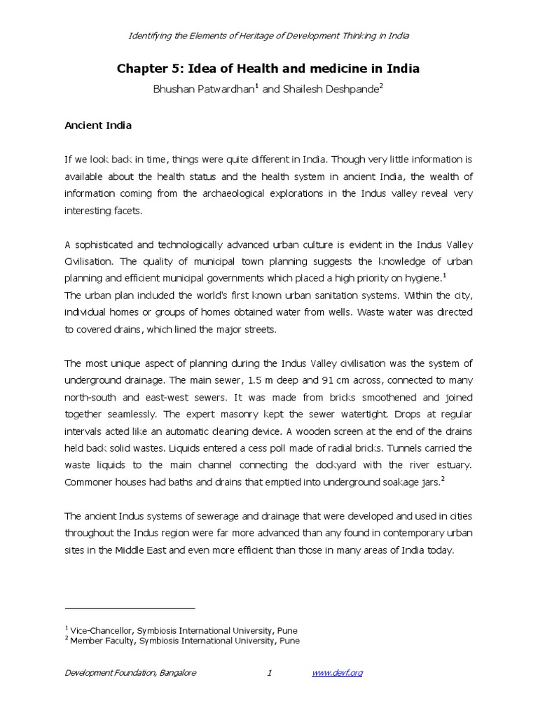 Health-In Ancient India-The Science of Ayurveda | PDF | Vedas | Ayurveda