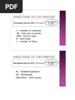 Headline Schedule/Unit Count: Capital Letters Figures/Punctuation | PDF