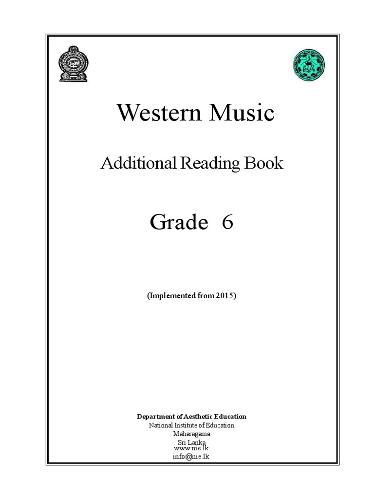 Western Music Grade 6 - (2015) | PDF | Clef | String Instruments
