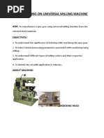 Milling Machine Specifications | PDF | Gear | Manufactured Goods