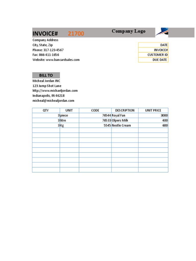 Invoice Assignment | PDF