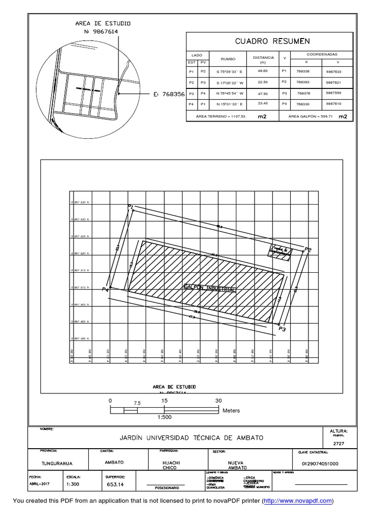 Land Area and Coordinates Data | PDF