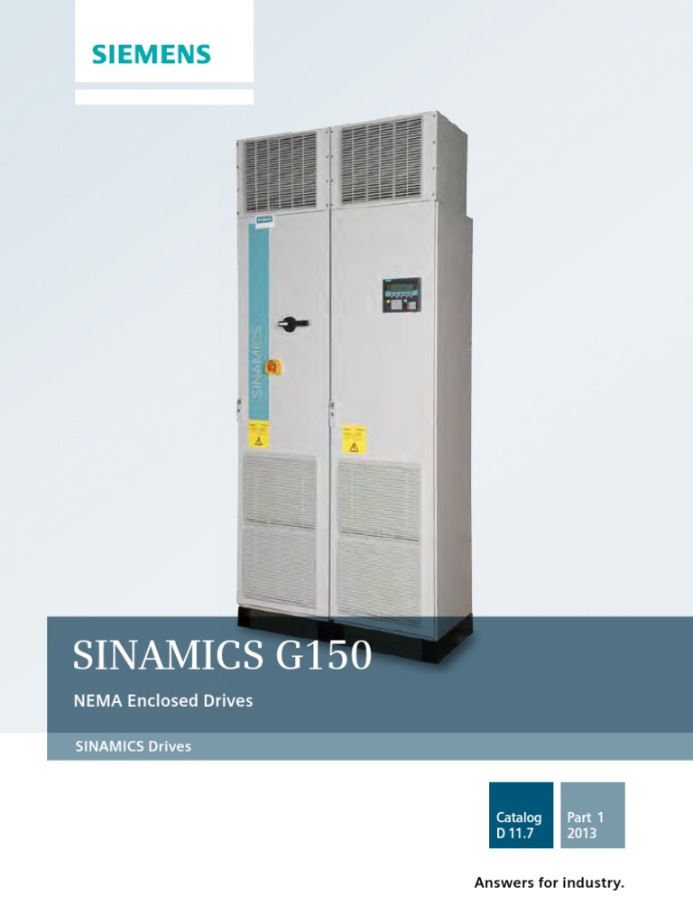 Sinamics G150 PDF | PDF | Automation | Engines