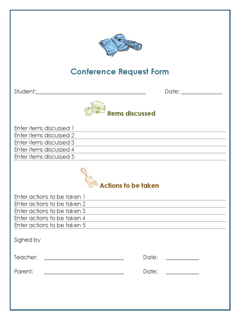 Conference Request Form | PDF