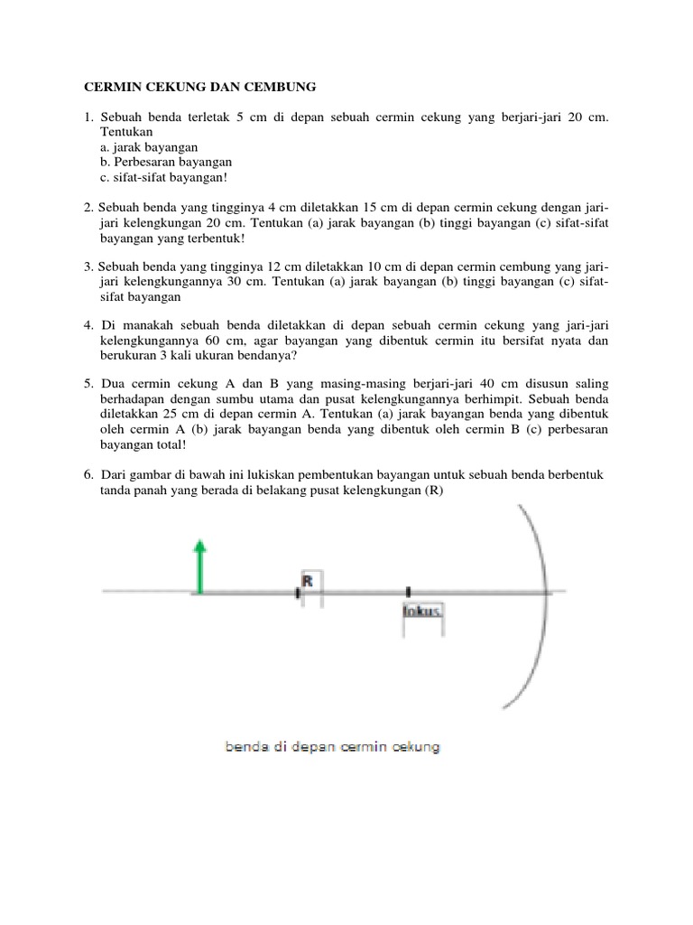 Cermin Cekung Dan Cembung | PDF