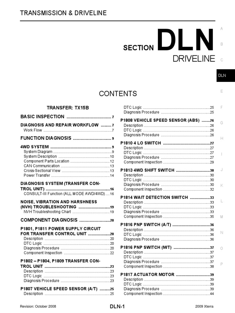 DLN PDF | Download Free PDF | Four Wheel Drive | Switch