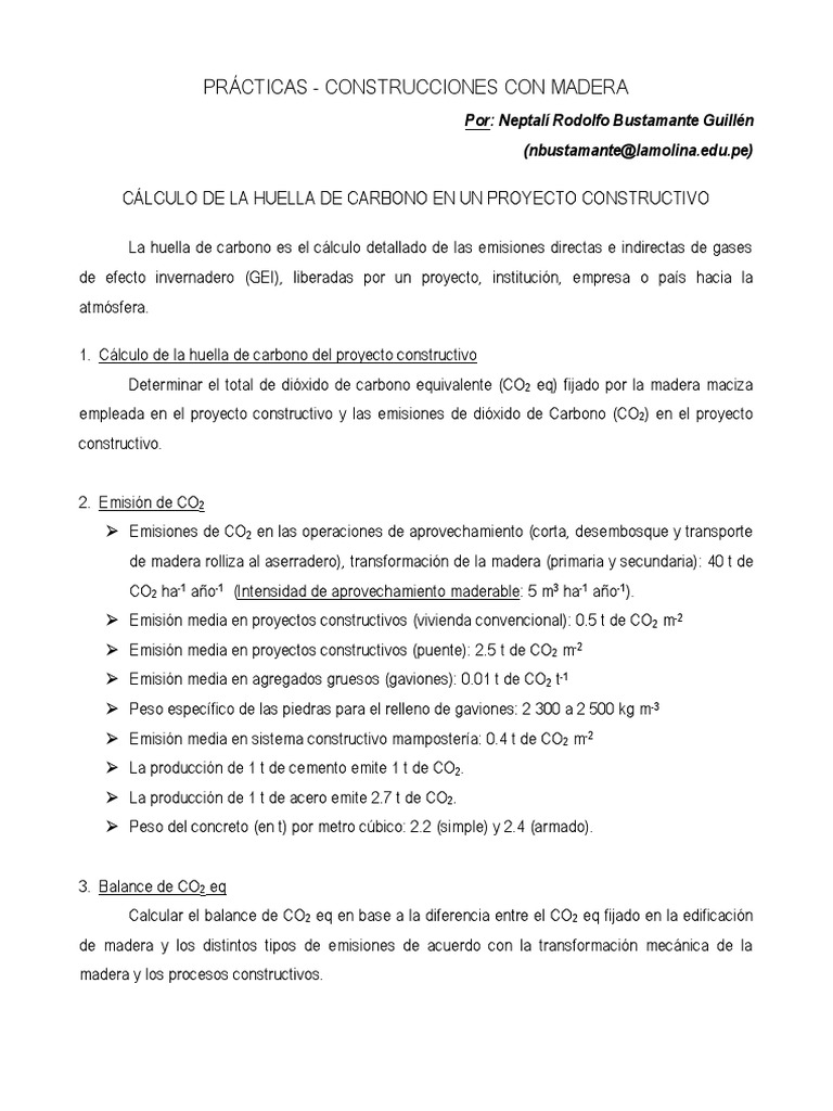 Práctica - Huella de Carbono 2018 | PDF | Huella de carbono | Sumidero ...