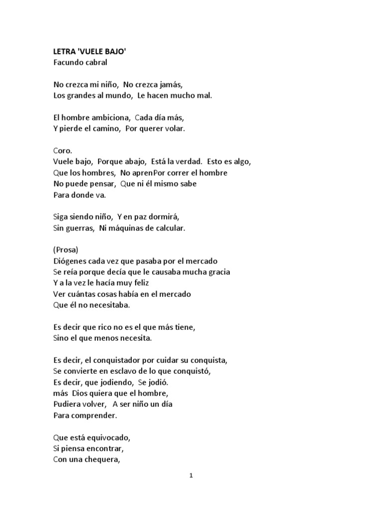 Cancionero Facundo Cabral | PDF | Perdón | Amor