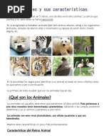 Texto informativo sobre animales | PDF